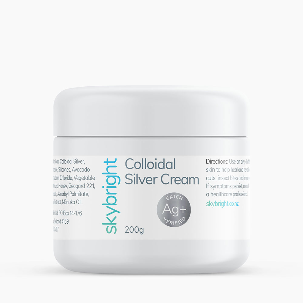 Colloidal Silver Cream 200g – Skybright Health