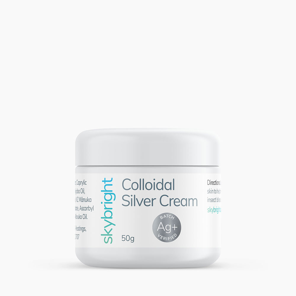 Colloidal Silver Cream 50g – Skybright Health