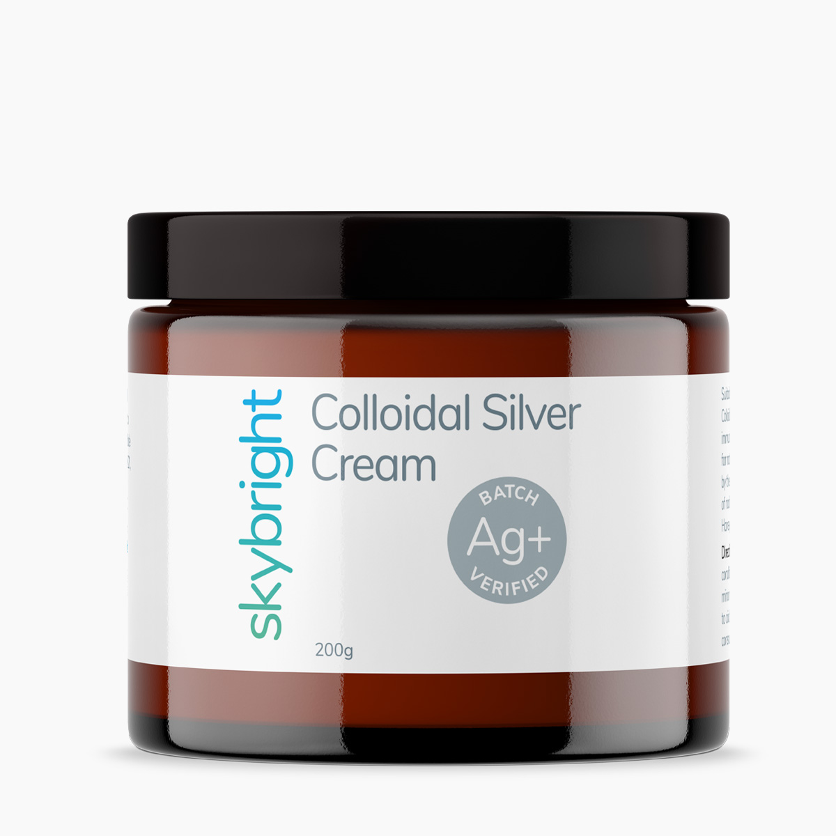 Colloidal Silver Cream 200g – Skybright Health